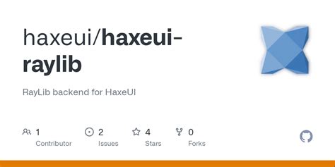 GitHub Haxeui Haxeui Raylib RayLib Backend For HaxeUI