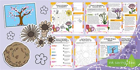 Flowers In Springtime Activity Pack Ages 5 7 Twinkl