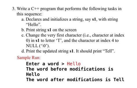 solved 3 write a c program that performs the following