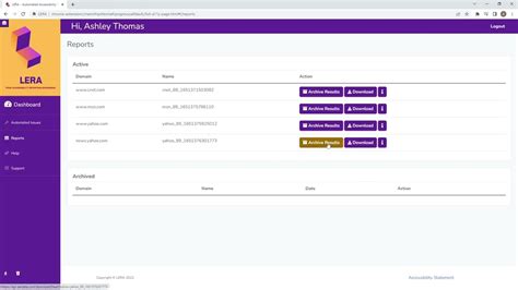 Manage Your Accessibility Reports With LERA An Automated Accessibility