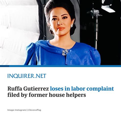 Inquirer On Twitter Ruffa Gutierrez Has Reportedly Lost In The Labor