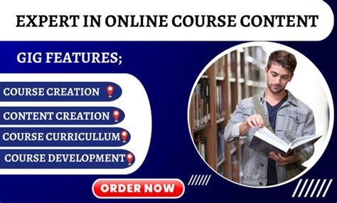 do online course writing content creator course curriculum