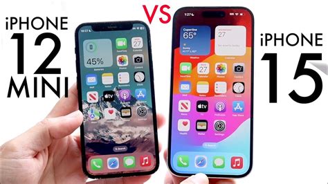 Iphone Vs Iphone Mini Comparison Review Youtube
