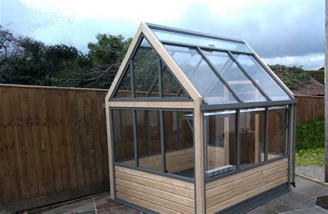 Greenhouse At An Angle Cultivar Greenhouses Inc USA Luxury Glasshouse Manufacturer