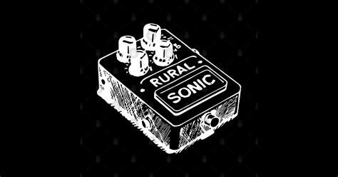 Rural Sonic Stompbox Stompbox Sticker Teepublic