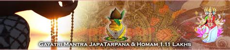 Gayatri Mantra Japatarpana And Homam 111 Lakhs Svbp Vedic Education At