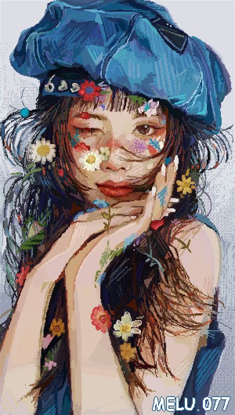 Pixilart Flower Png By Melu