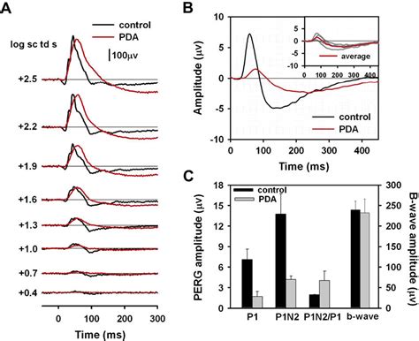 Figure 2 From Retinal Pathway Origins Of The Pattern Erg Of The Mouse