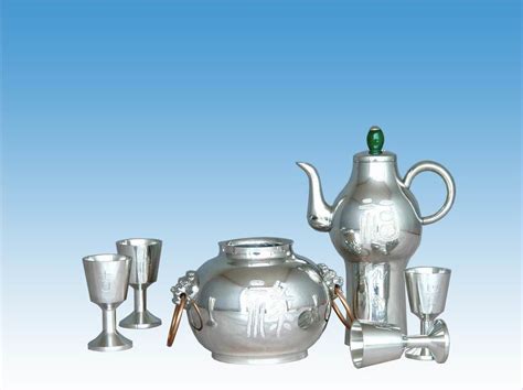 宝葫芦烫酒具（福禄） 山东莱芜凤王堂锡雕 莱芜锡雕莱芜锡雕艺术品锡器锡雕价格