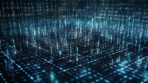 Abstract Digital Technology Background 3d Rendering Computer Digital Drawing Stock