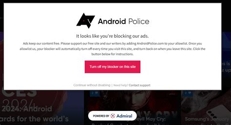 Admiral Adblocker Detection More Noticeable On Chrome Than Edge R Pihole