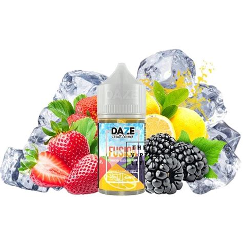 Buy Iced Strawberry Blackberry Lemon 7 Daze Fusion Salt At Best Price