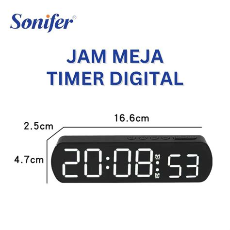 Jual Sonifer Jam Timer Digital Jam Meja Alarm Timer Dapur Timer Mundur