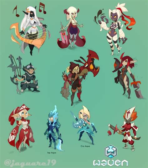 Artstation Waven Some Work Of Skins And Sprites Cartoon Character