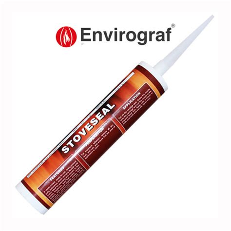 Envirograf Stoveseal 1250C 310ML BLACK RPS SnapLok