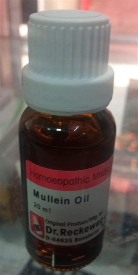Dr Reckeweg Mullein Oil Ear Drops Packaging Type Bottle Packaging