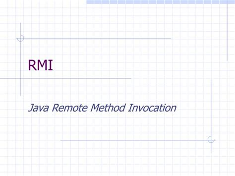 Ppt Rmi Powerpoint Presentation Free Download Id6530304