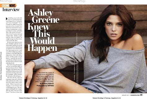Ashley Greene Photoshoot Cosmo
