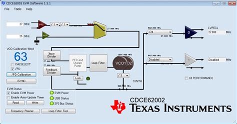 Cdce62002 Evm Software Gui Clock And Timing Forum Clock And Timing
