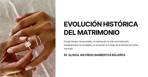 EvoluciÓn HistÓrica Del Matrimonio