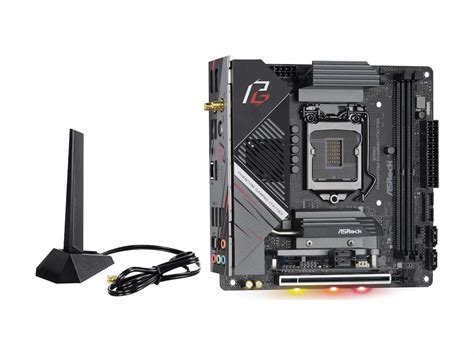 ASRock Z490 Phantom Gaming ITX TB3 LGA 1200 Intel Z490 SATA 6Gb S Mini ITX Intel Motherboard