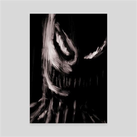 Dark Smiling An Art Canvas By Interiumart Inprnt