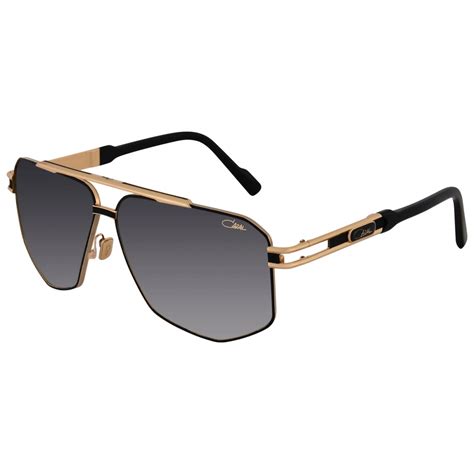 Cazal Vintage 9110 Legendary Black Gold Sunglasses Cazal