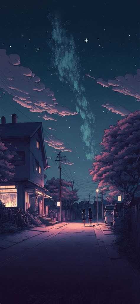 Night Anime Wallpapers 4k Hd Night Anime Backgrounds On Wallpaperbat