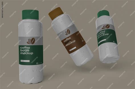 Premium Psd Coffee Bottle Mockup
