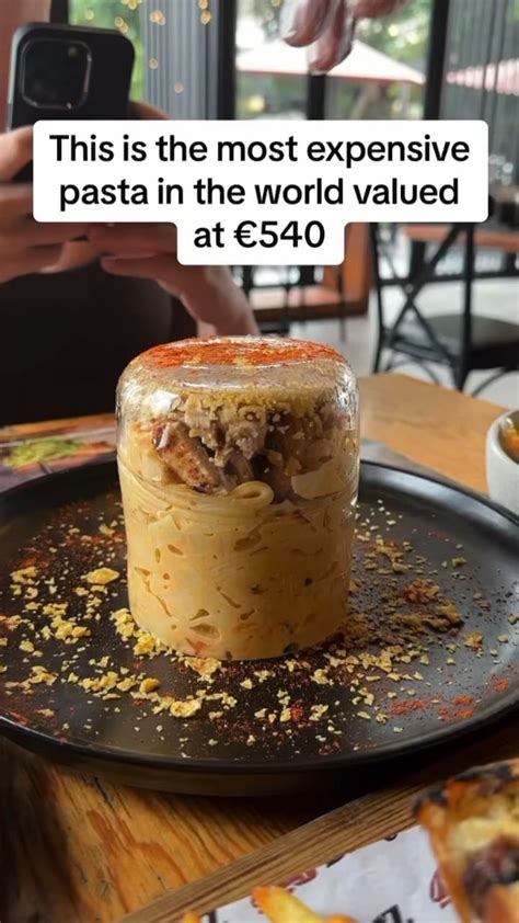 Overpriced Upside Down Pasta In A Glass Cup Rstupidfood