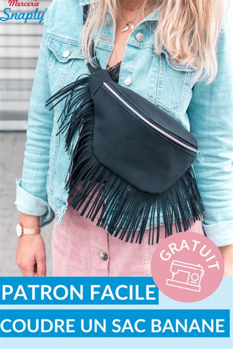 Patron Gratuit Coudre Un Sac Banane Snaply Magazine