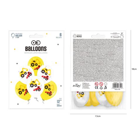 Комплект 6 бр балони Строителни машини багер булдозер Pp