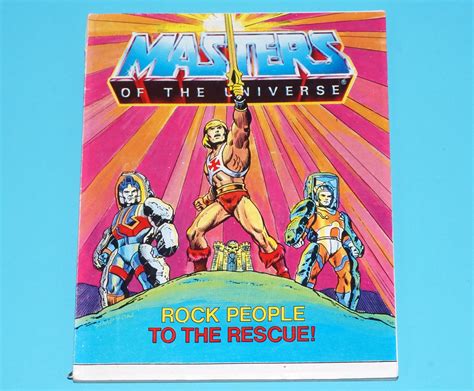 Motu He Man Masters Of The Universe Mini Comic Rock People To The
