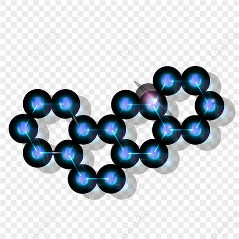 Medical Molecule Atomic Structure Light Effect Medicine Chemical