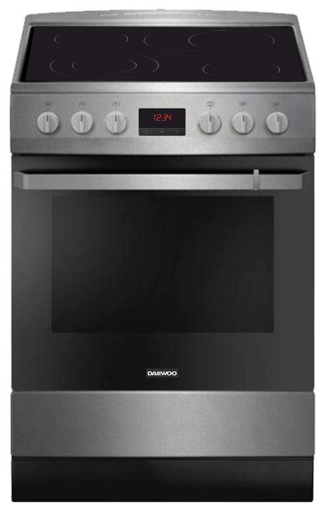 Daewoo Dvc 6766 ΚΟΥΖΙΝΑ ΗΛΕΚΤΡΙΚΗ Inox ΜΕ ΚΕΡΑΜΙΚΗ ΕΣΤΙΑ