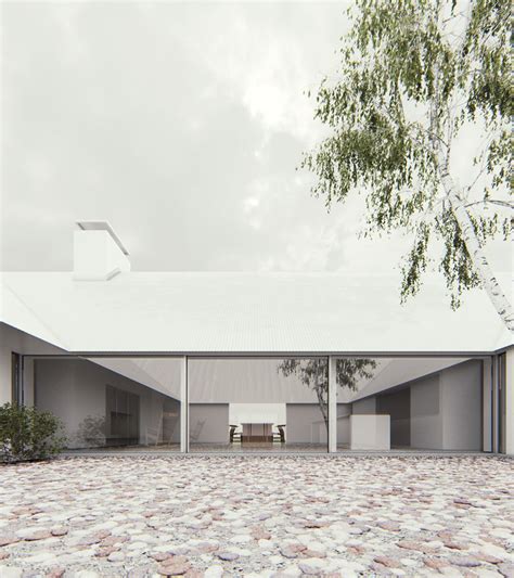 Pin By Keyvan Milani On Architecture Courtyard House Plans Modern