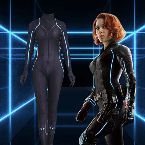 Black Widow Jumpsuit Halloween Costume Cosplay Suit Etsy