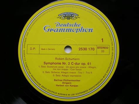 Schumann Symphony No 2 Overture Scherzo And Finale Op 52 Karajan