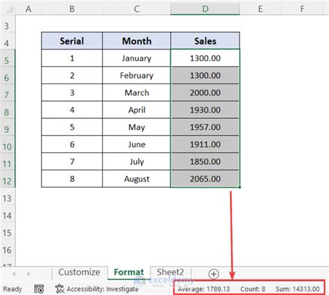 Excel Status Bar Not Showing Sum 3 Possible Solutions
