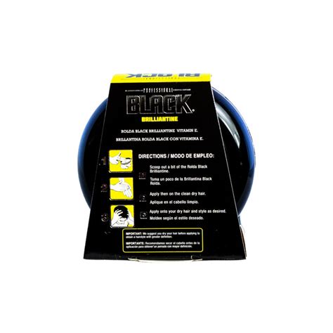 Rolda Brilliantine Light Hold Medium Shine Black Hair Wax