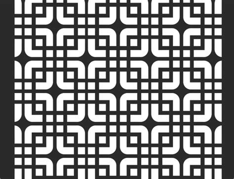 Geometric Panel Pattern DXF File Cnc File