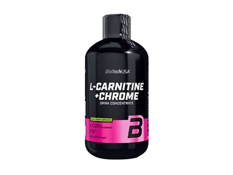 Biotech USA L-Carnitine + Chrome - 500 ml | Spalovače tuků | Fit-house.cz