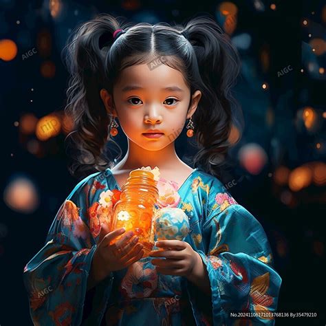 Ai创作图写实人物插画 拿灯笼的女孩 手捧灯盏的女孩 古风小女孩 儿童q版人像 数字肖像插画 照片临摹 小女孩儿插 提灯少女 板绘人像 嫦娥姑娘 莲花灯女孩 原创厚涂 唯美小女孩 许愿少女绘画