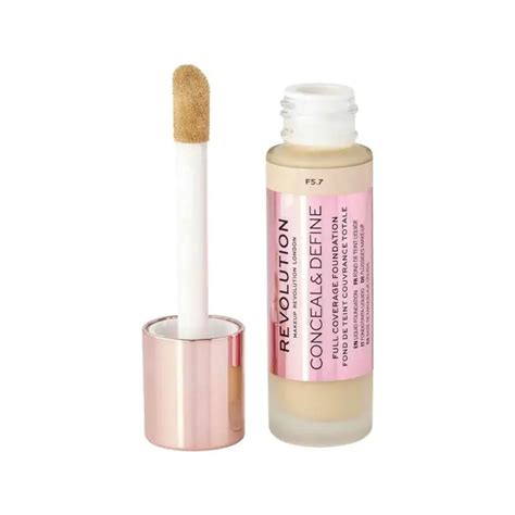 Makeup Revolution Conceal And Defend Full Coverage Foundation F57