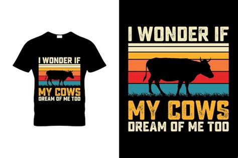 Premium Vector Cow T Shirt Design 43