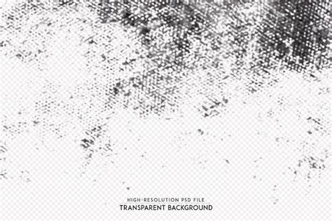Premium PSD | Vintage dust grunge effect transparent background
