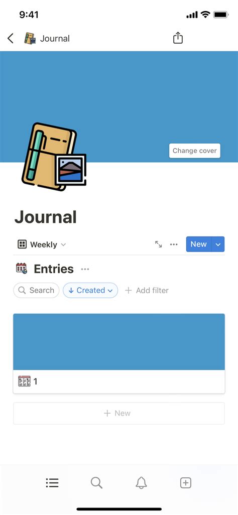 Notion Template Gallery Journal