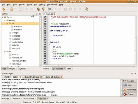 Debugging C Programs In Anjuta The Open Source Ide On Linux Youtube