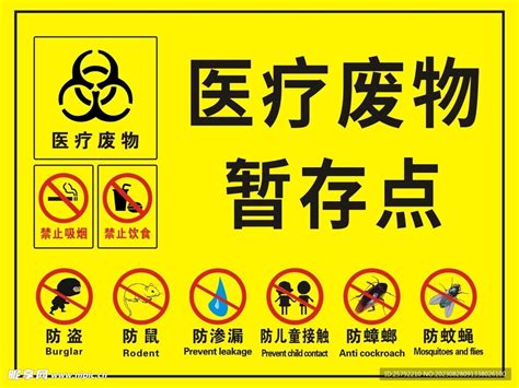 医疗废物暂存点设计图 公共标识标志 标志图标 设计图库 昵图网