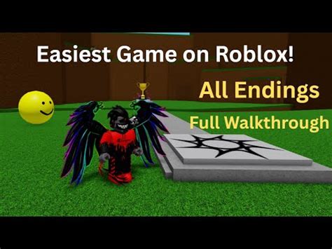 Roblox-Easiest Game on Roblox!-All Endings-Part 1-Full Walkthrough (200 Subs Special) - YouTube
